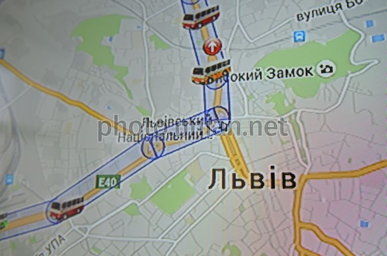 Photo Interactive map of passenger transport - UNIAN