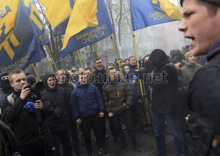 Photo March of fighters of "Azov" - UNIAN