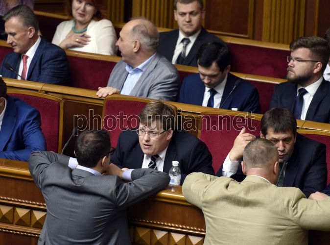 Photo The ministers in the government box - UNIAN