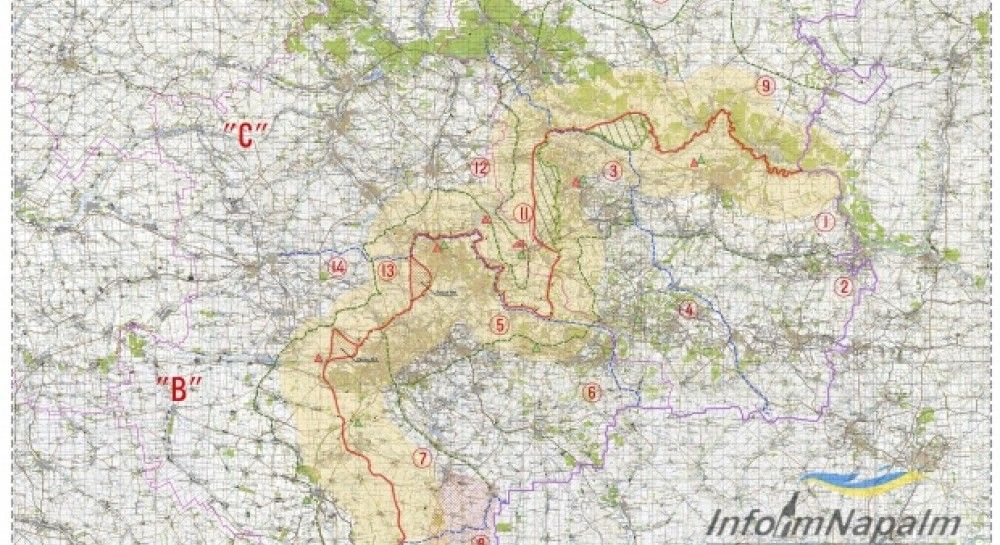 Precise map of demarcation line in Donbas published | UNIAN