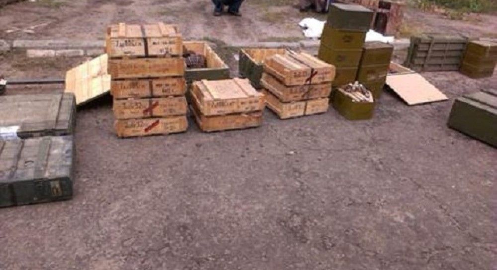 Huge arms cache discovered in Luhansk region