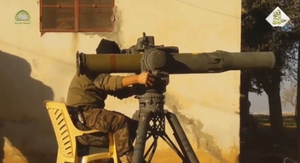 Syrian rebels hit T-90A tank using U.S.-made missile