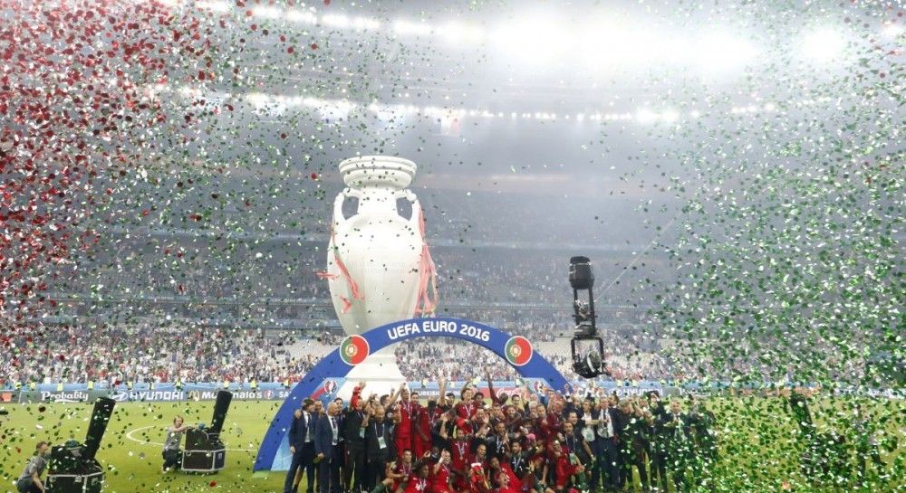 Euro 2016 winner award ceremony - UNIAN Photoreport