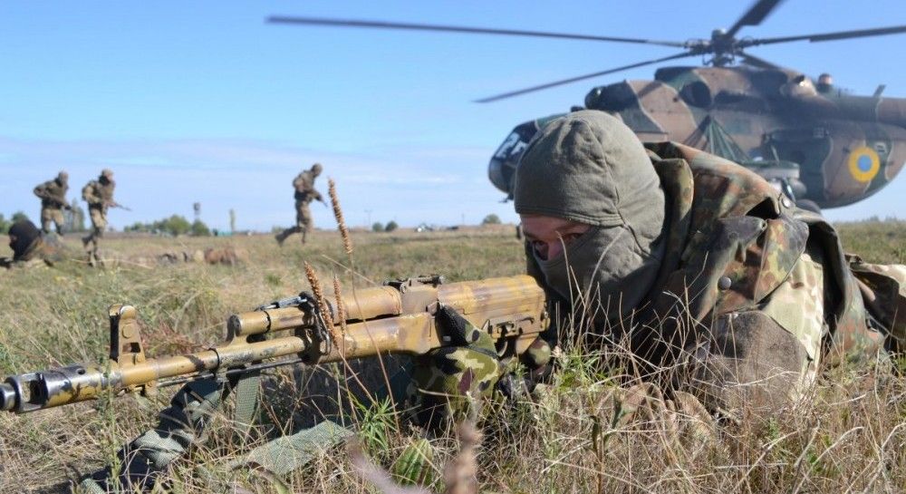 Special tactical exercises of Ukraine spec-ops forces in ATO zone ...