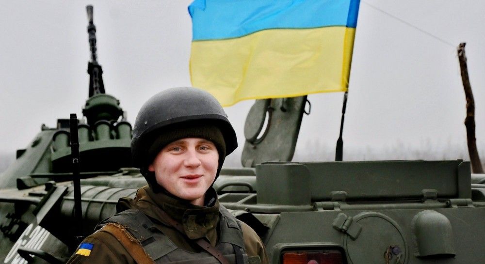 Ukraine celebrating Defender Day (Video)
