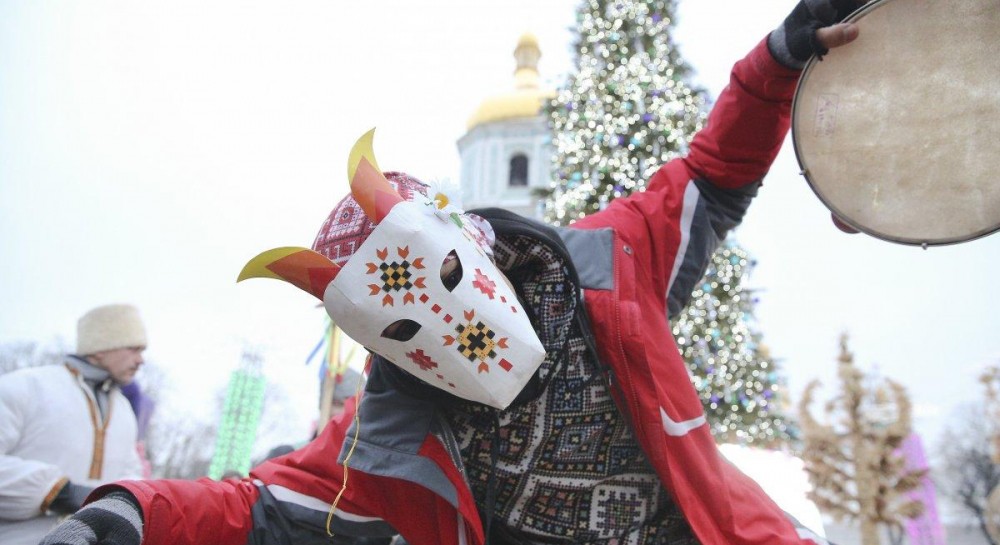 Kyiv Koliada folklore performance - UNIAN Photoreport