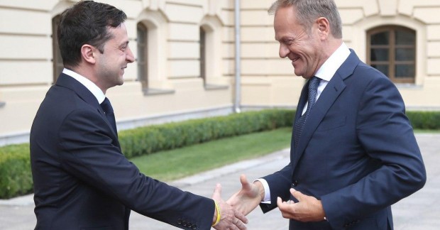 Tusk notes Russia's particular responsibility" to implement Minsk ...