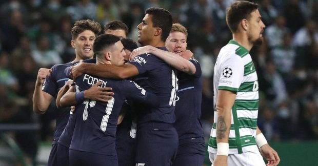 Манчестер Сіті знищив суперника в першому матчі 1 8 фіналу Ліги чемпіонів відео — УНІАН