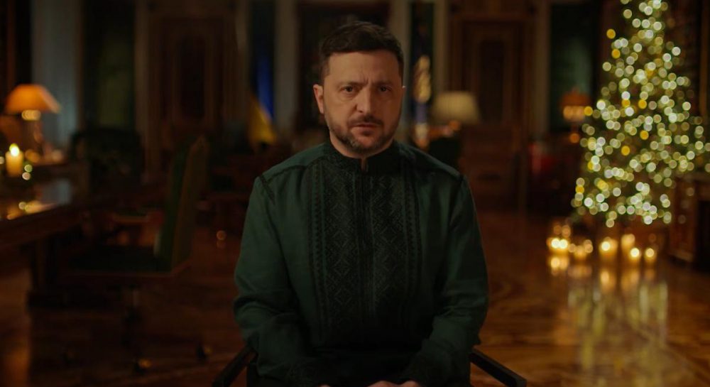 Новогоднее поздравление президента Владимира Зеленского
